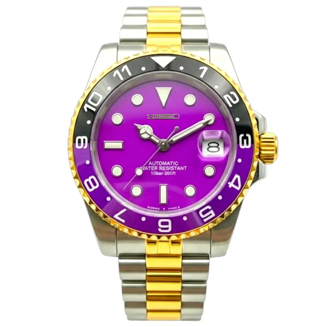 Seiko Mod Joker - Purple Dial, Two-Tone Series | Luxury Diver Watch ...