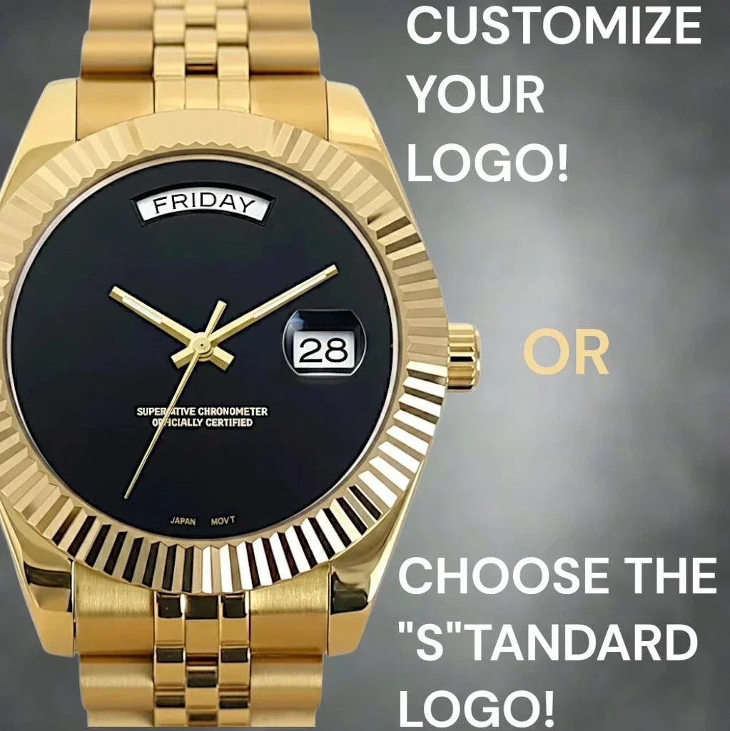 Seiko Mod Day & Date Series Sterile Black Dial - Modtime – MODTIME