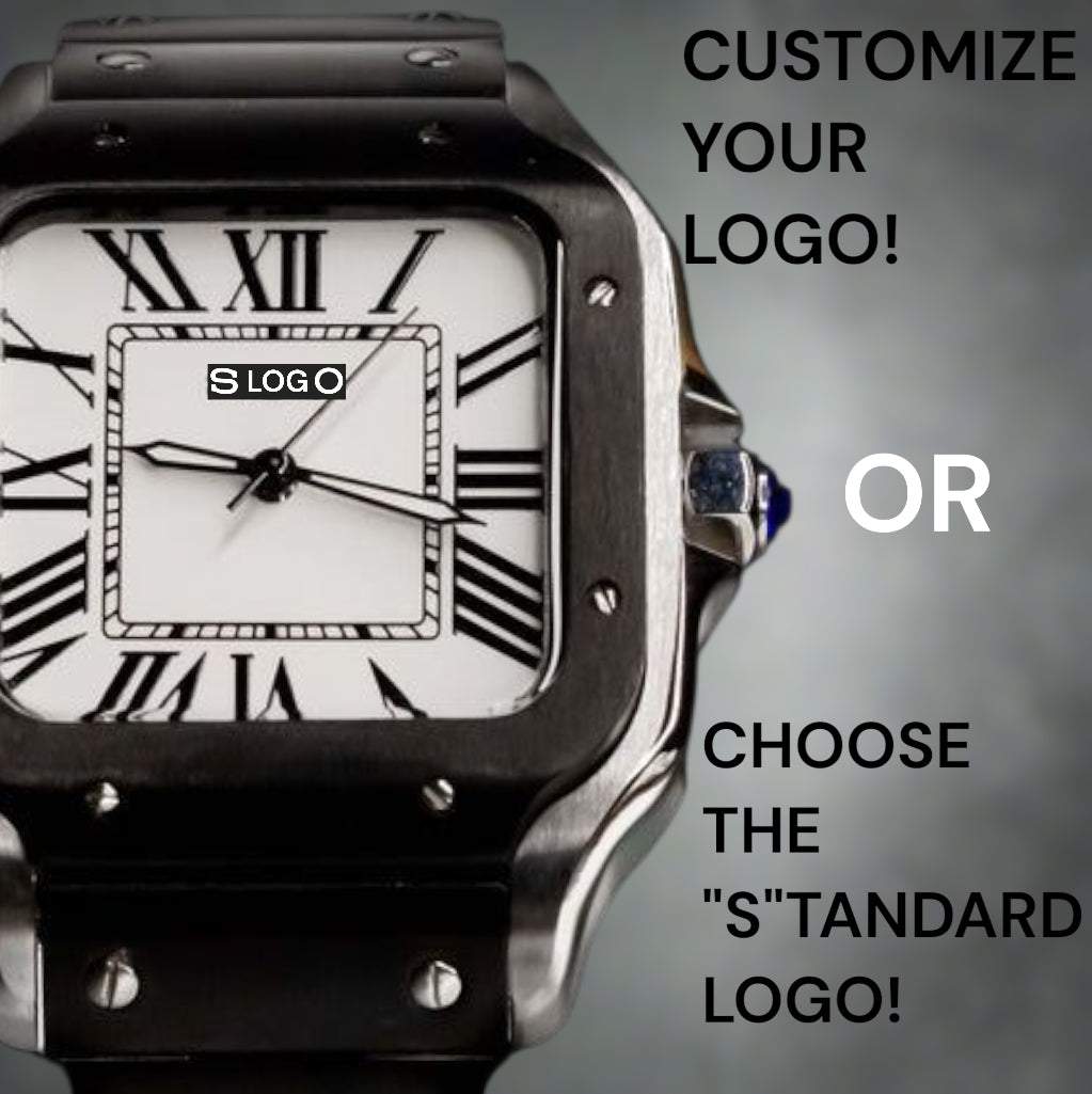 Seiko Mod Santos Two-Tone Black: Timeless Design - Modtime – MODTIME